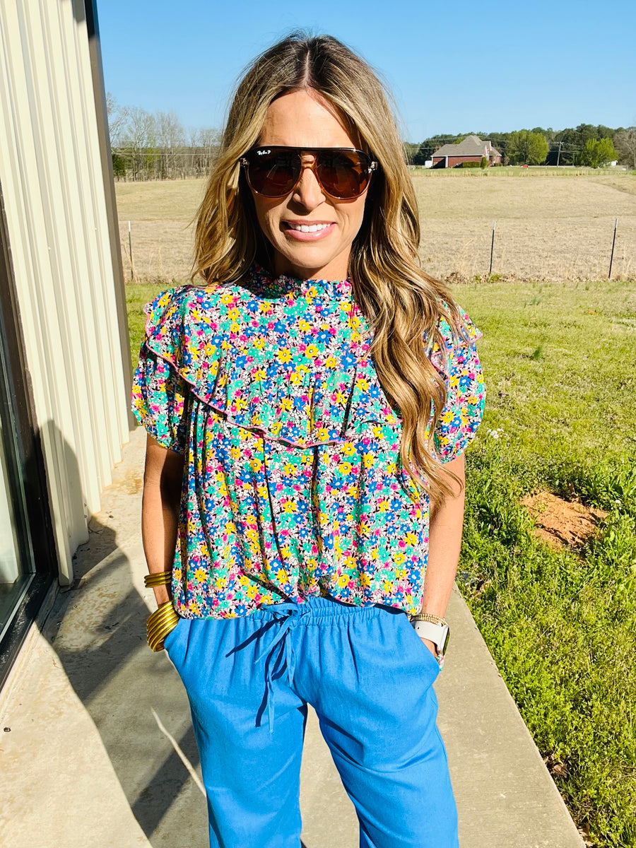 GARDEN KEEPER TOP--FLASH SALE – Uptown Chic Boutique